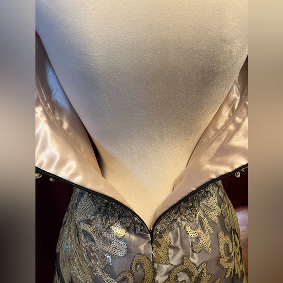 Savoy’s Bellezza | Dresses | Elegant Embroidered Gold And Black Ball ...